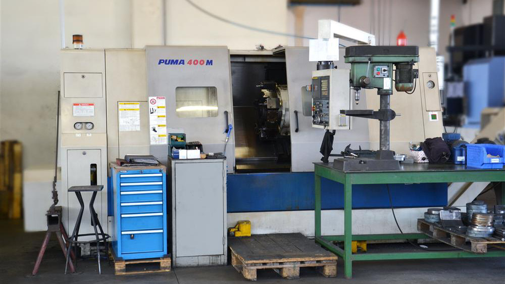Parco macchine per lavorazioni metalmeccaniche di precisione